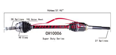 Cina CH10006 unità ESTREMA stridente di forgia fredda del tempo di tecnologia della trasformazione dello stivale del cv Axle Assembly Heavy Duty Clamp TPEE in vendita