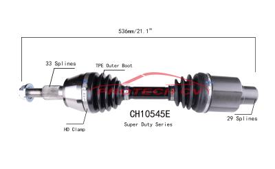 Cina Unità ESTREMA stridente di forgia fredda del tempo di tecnologia della trasformazione dello stivale del cv Axle Assembly Heavy Duty Clamp TPEE di CH10545ER in vendita