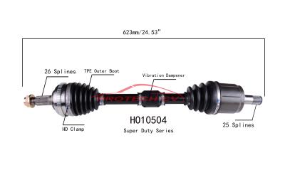 Cina Asse del cv della destra dello stivale di Honda Civic Front Axle Shaft Replacement TPEE in vendita