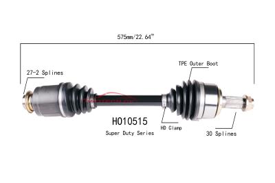 Cina Morsetto resistente dell'unità estrema del tempo del cv Axle Assembly HO10515 di Acura TSX in vendita