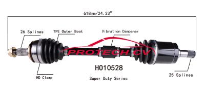 Cina Cv di HO10528 Front Drive Axle Assembly Honda 2006-2011 Axle Cv Shaft Assembly in vendita