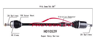 Cina Unità ESTREMA del tempo di HO10529 Honda Civic Front Drive Axle Assembly in vendita