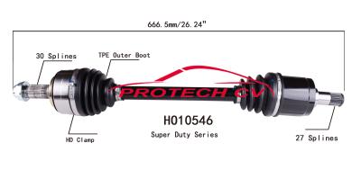 Cina Processo stridente di forgia freddo 2007-2014 di Honda CRV Front Drive Axle Assembly HO10546 in vendita