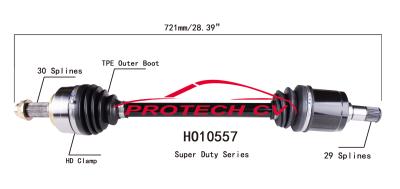 Cina Stivale resistente di Tpee del morsetto dell'acciaio HO10557 di Odyssey Front Drive Axle Assembly 20crmnti in vendita