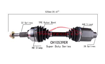 中国 Chrysler 3.6l Inner CV Joint Assembly Axle Cv Shaft Assembly Heavy Duty Clamp 販売のため