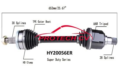 China Unidade EXTREMA de moedura de forjadura fria do tempo da tecnologia de processamento da bota de Axle Assembly Heavy Duty Clamp TPEE do CV do CV de HY20056ER à venda