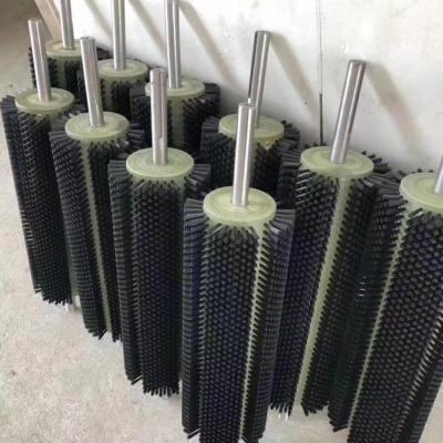 중국 PP는 검은 컨베이어 브러시 롤러를 발끈합니다 판매용