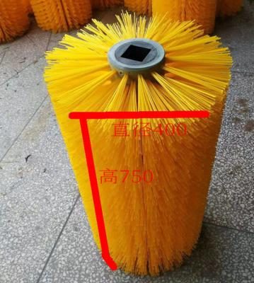 중국 가동 가능한 조정가능한 외경 ​​400mm 애완 동물 철사 롤러 도로 스위퍼 솔 판매용