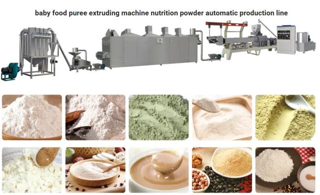 Extruded Rice Powder Nutrtional Baby Food Processing Machine