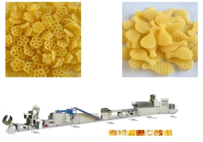 Snack Extruder Machine/ Fried 3D Compound Pellet Making Machine