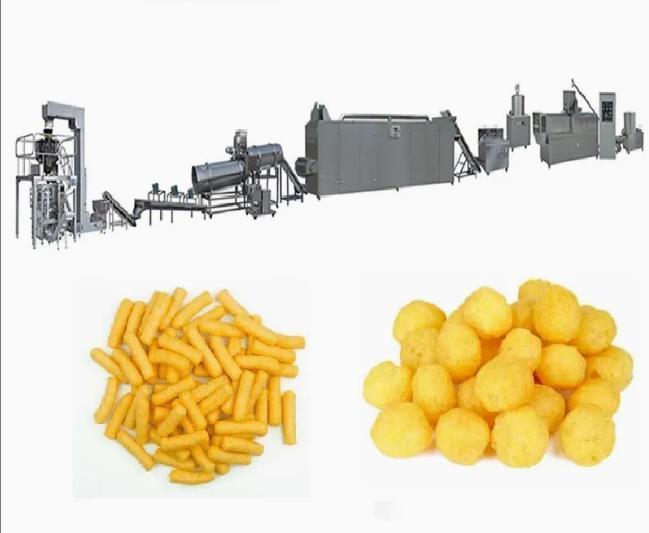 Snack Extruder Machine/ Fried 3D Compound Pellet Making Machine