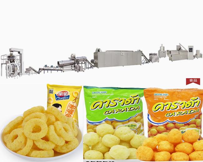 3D Type Snack Extruder Machine Processing Line