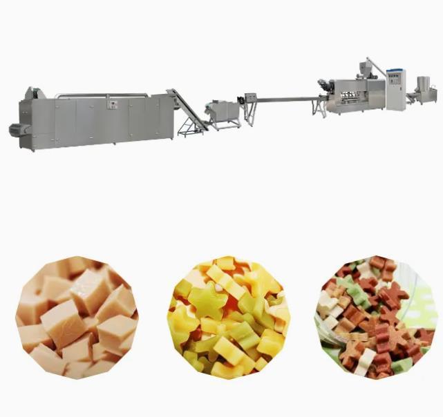 Twin Color Twisted Dog Chewing Gum Processing Machinery