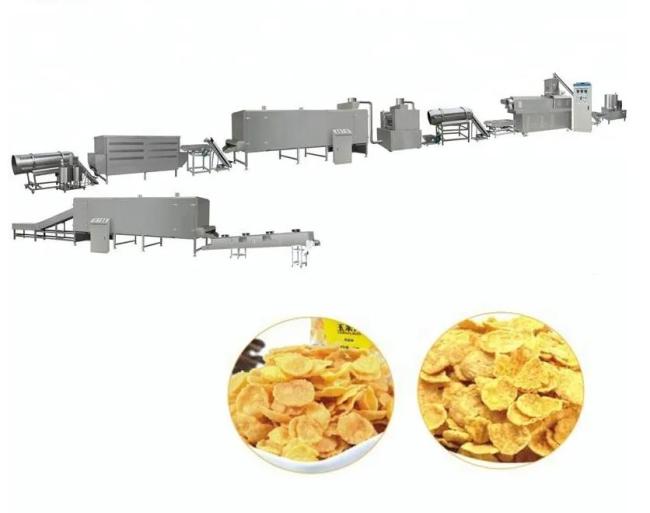 Breakfast Cereal Bar / Corn Flakes Production Line/corn Flakes Processing Lineâ