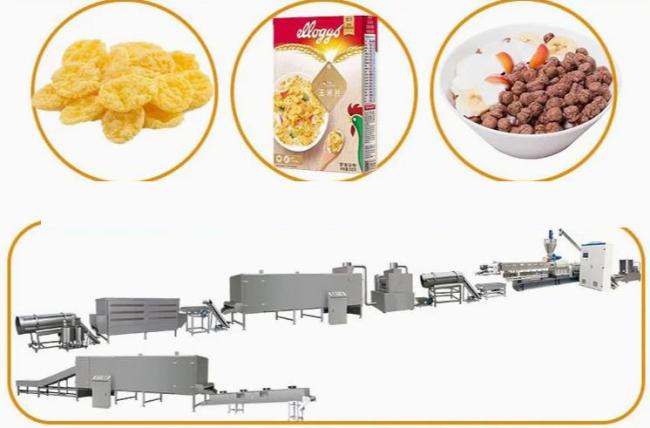 Breakfast Cereal Bar / Corn Flakes Production Line/corn Flakes Processing Lineâ