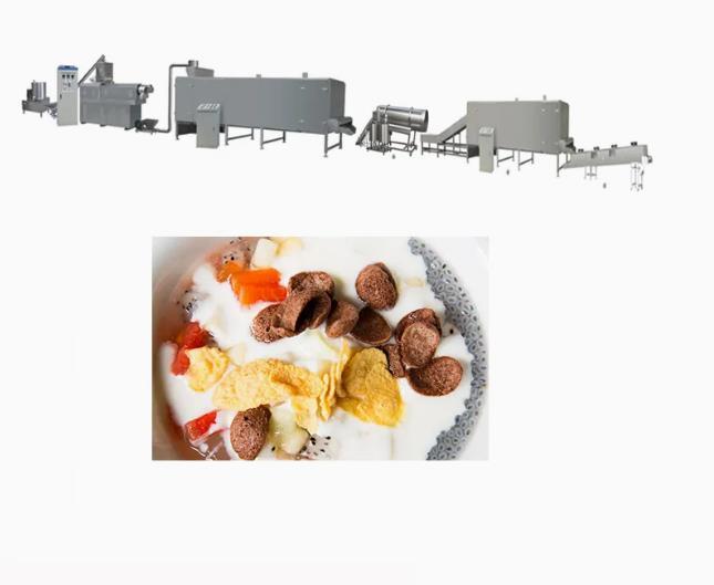 breakfast cereals fruit rings snacks production line