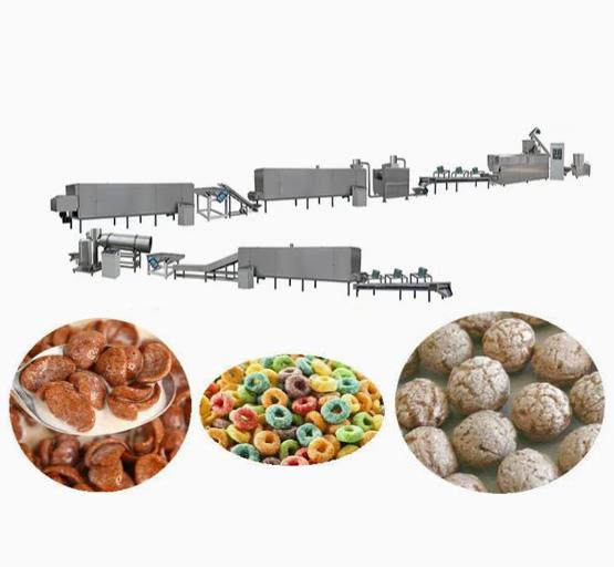 Automatic Breakfast Cereal Corn Flakes Processing Line / making machine