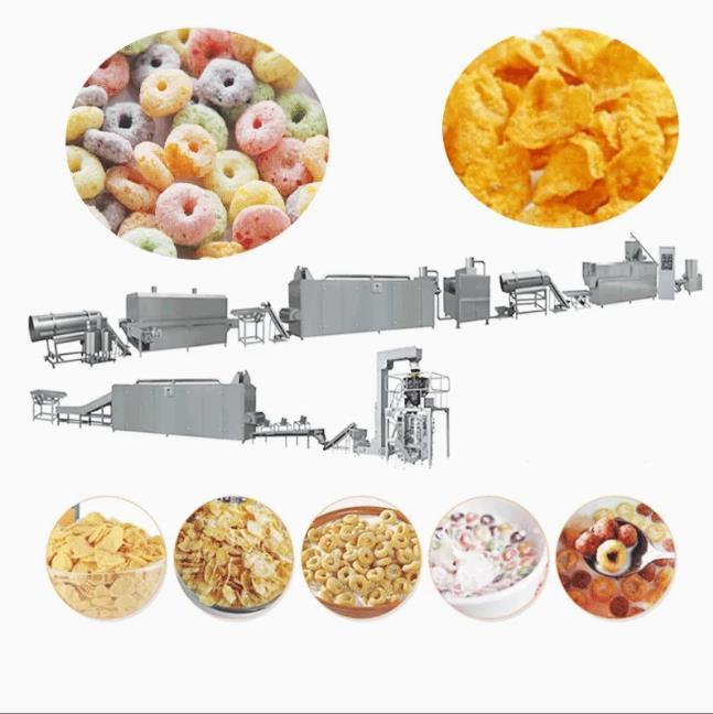 Continuous and automatic Corn Flakes Processing Line