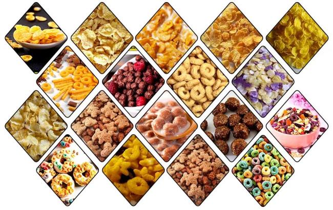 automatic Corn Flakes Processing Line