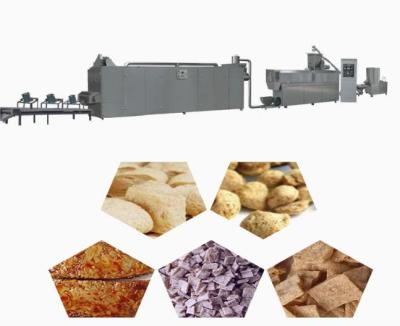 China Sojabohne maserte Protein Soja-Extruder-Maschine, Corn- Flakesmaschinerie zu verkaufen