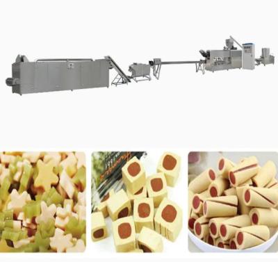 China Twin Color Twisted PET Treat Machine Dog Chewing Gum Processing Low - Noise for sale