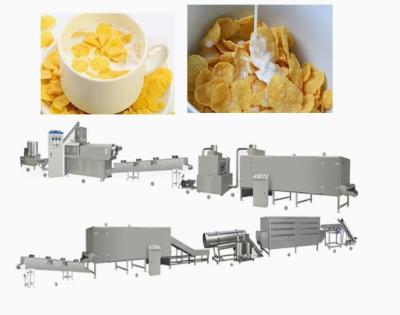 China Gluten Free Bulk Breakfast Cereal Corn Flakes Processing Machine English Version for sale