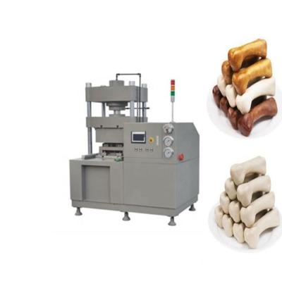 China Natural Sheepskin Rawhide Bone Pressing Machine Dog Bone Snacks Making Machine for Dog Dental Care for sale