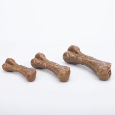 China Pet Dog Chew Bone Pressed Rawhide Bones Pressing Machine PLC Control for sale