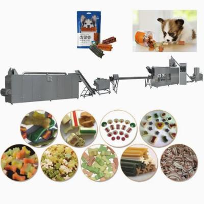 China Peanut Butter Flavor Natural Sticks Dog Food Extruder Dental Treats Making Machine for sale