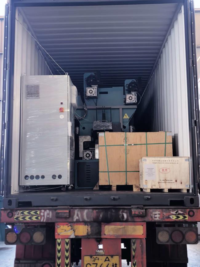 Professional packing and shipping of machinery