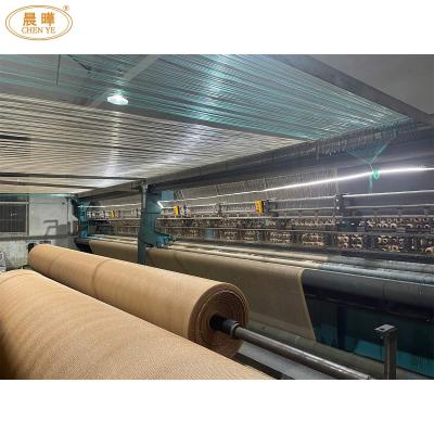 China Máquina de punto por urdimbre para sombra de sol de jardín verde de plástico HDPE de 110'' de ancho de trabajo para soporte en línea y productos en venta
