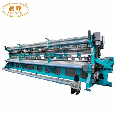 China Máquinas de tejido de curvatura de alta productividad Alemana Liba sin nudos Raschel Shade Net para la fabricación de redes RS en venta