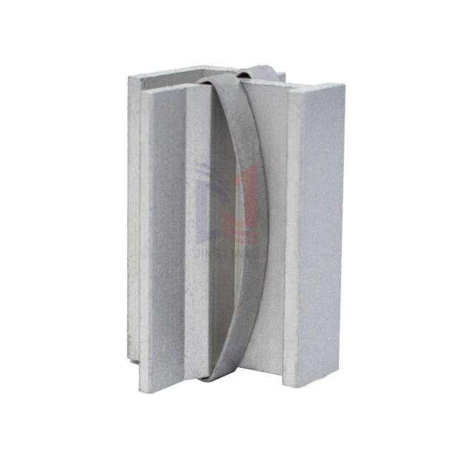 Aluminum alloy clips for terracotta panel facade support system