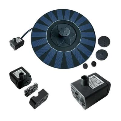 중국 Outdoor Decoration Solar Fountain for Bird Bath Max Lift 20-70cm Max Flow 160-200L/h 판매용