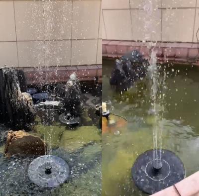 중국 Outdoor Decoration Solar Fountain for Bird Bath Max Lift 20-70cm Max Flow 160-200L/h 판매용