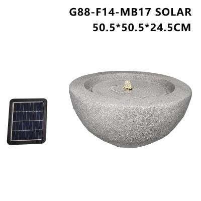 중국 8V/1W Solar Pump Sandstone Bowl Garden Solar Water Fountain Outdoor Decoration Piece 판매용
