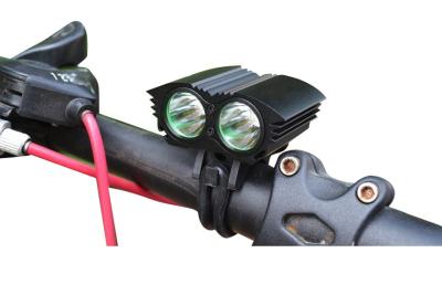 China Front High Lumen Bike Headlight , Colorful High Power Light For Bike Riding for sale