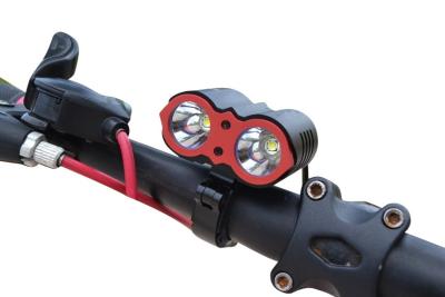 China Lightweight High Output Bike Lights , Portable Bright Push Bike Lights for sale