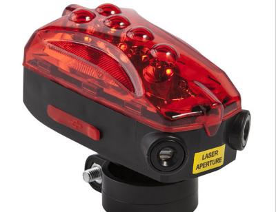 Cina Le luci posteriori ricaricabili rosse della bici di USB con 2 vicoli del laser reggono l'inseguimento istantaneo in vendita