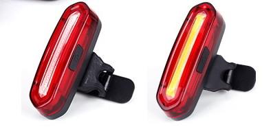 Cina La bici posteriore ricaricabile rossa di USB della PANNOCCHIA si accende per la batteria al litio della sicurezza 600mah in vendita