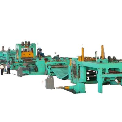 China 380V dikke spoel gesneden tot lengte mandrel uncoiler staal structuur automatische snijmachine Te koop