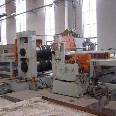 Cina Struttura avanzata in acciaio Linea di assemblaggio mobile per lo scarico e il taglio delle bobine in vendita