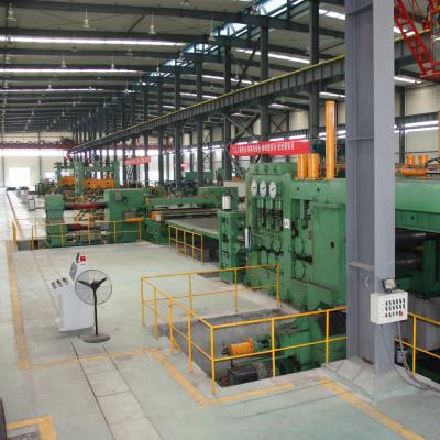 China Productielijn met PLC-besturing voor het ontplooien en evenleggen van metalen spoelen Te koop