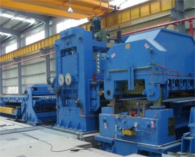 China 12000 mm snijbreedte staal spoel ontrollen gelijkstellen mobiele scheer productielijn Te koop