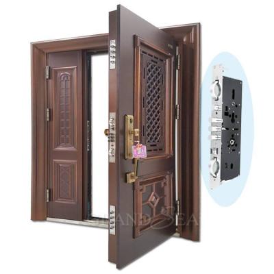 China Chinese Supplier Professional Product Cheap Price Top Supplier Luxury Design Metal Galvanized Security Steel Door for Business for sale