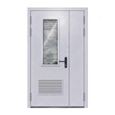 China Escape Fire-proof Doors Custom Fire Rated Steel Exit Door Windproof Fire Door for sale