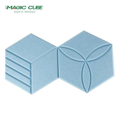 China Durable Polyester Fiber Acoustic Panel for Noise Reduction and Sound Absorption for sale