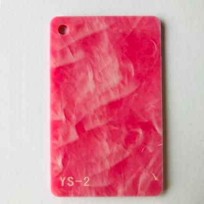 China red color marble plastic sheet Cast 3mm PMMA Sheet cloudy Acrylic Plastic Sheet for laser cutting en venta