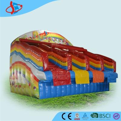 Cina Grandi affitti gonfiabili degli acquascivoli degli affitti rossi per l'aria aperta dei bambini in vendita