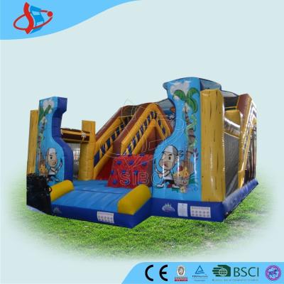 Cina Gonfiabili grandi variopinti di verniciatura asciugano il PVC dell'affitto 0.55mm degli scorrevoli in vendita